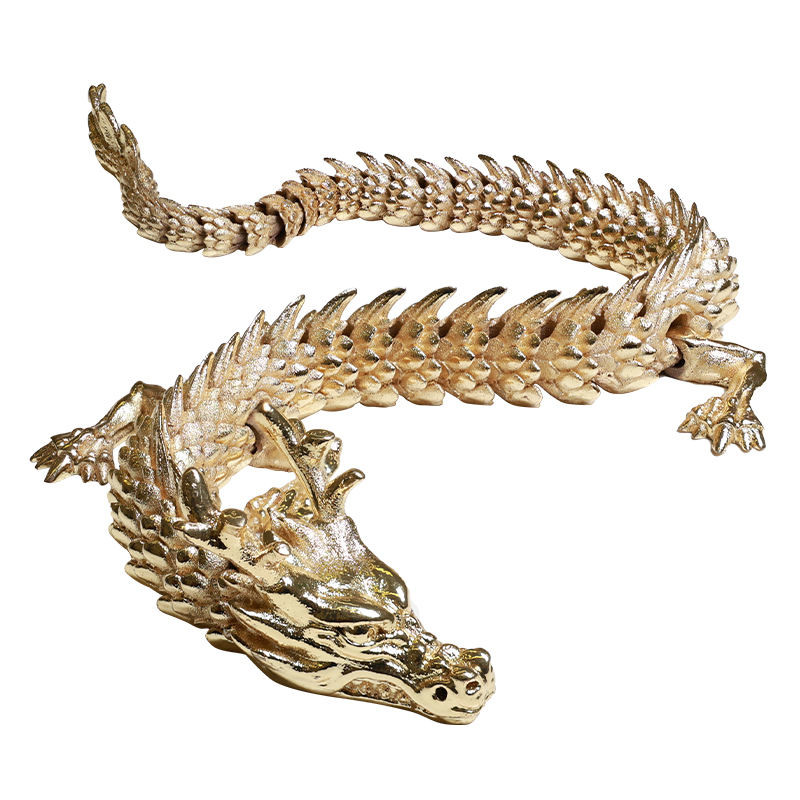 MJF SLS SLM Metal 3D Printing Service Articulating Dragon 3D Model